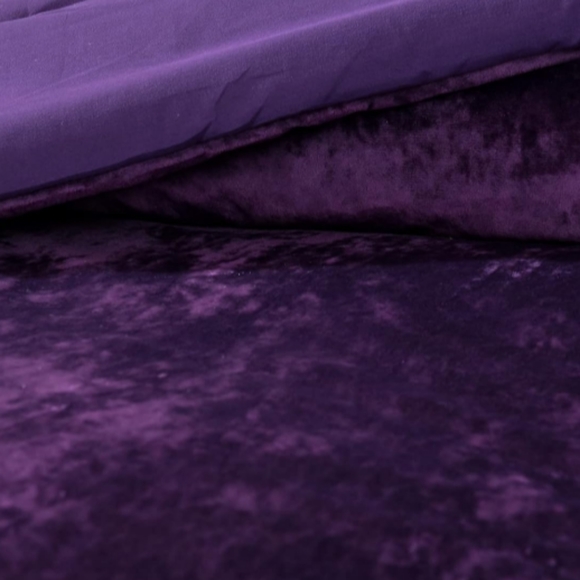 Boutique | Bedding | 5pc Set Purple Soft Stonewashed Velvet Comforter ...